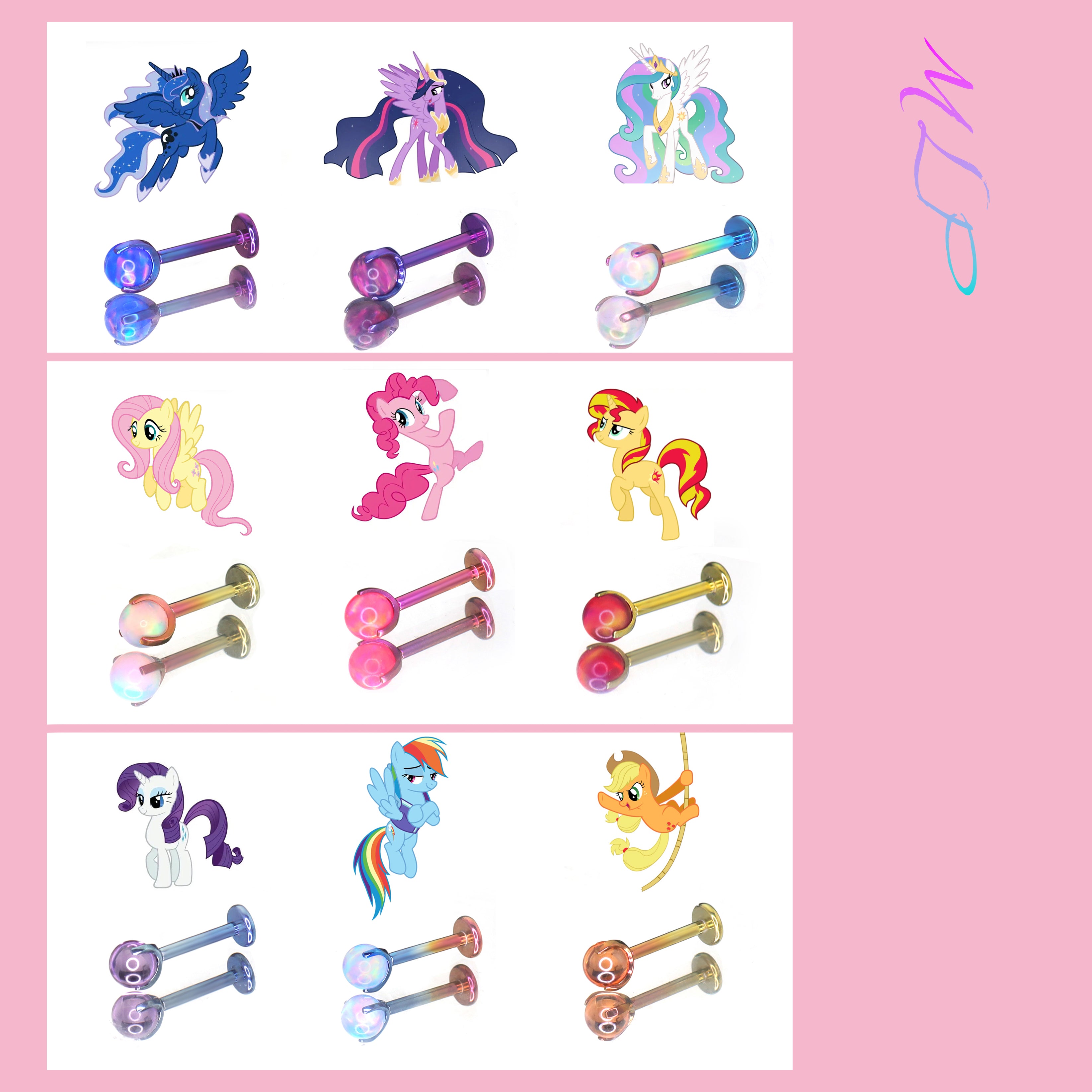 MLP F-136 Titanium Flat-Back Ear/Lip/Nostril Stud – CRUXJEWELRY